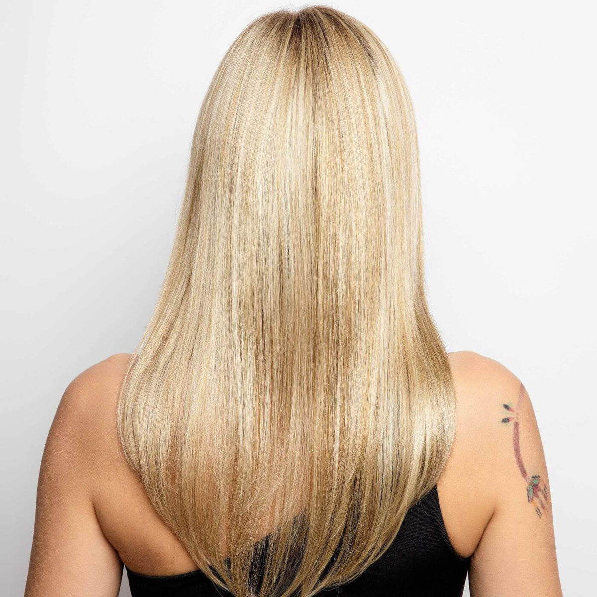 Long Mono TP Large Ladies Hair Mono Topper / Enhancer By Amore Rene of Paris - Valentine Wigs