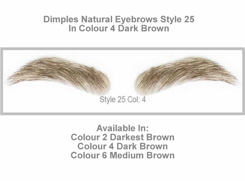 Dimples Natural Eyebrows Style 25 - Valentine Wigs