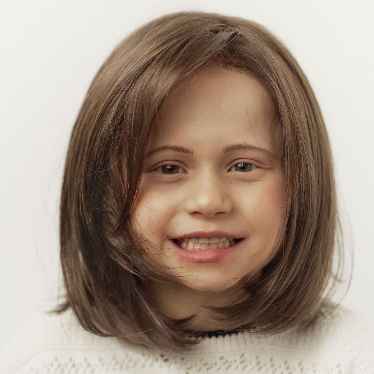 Nina Children's Mono Top Lace Front Wig NJ Creation Paris - Valentine Wigs